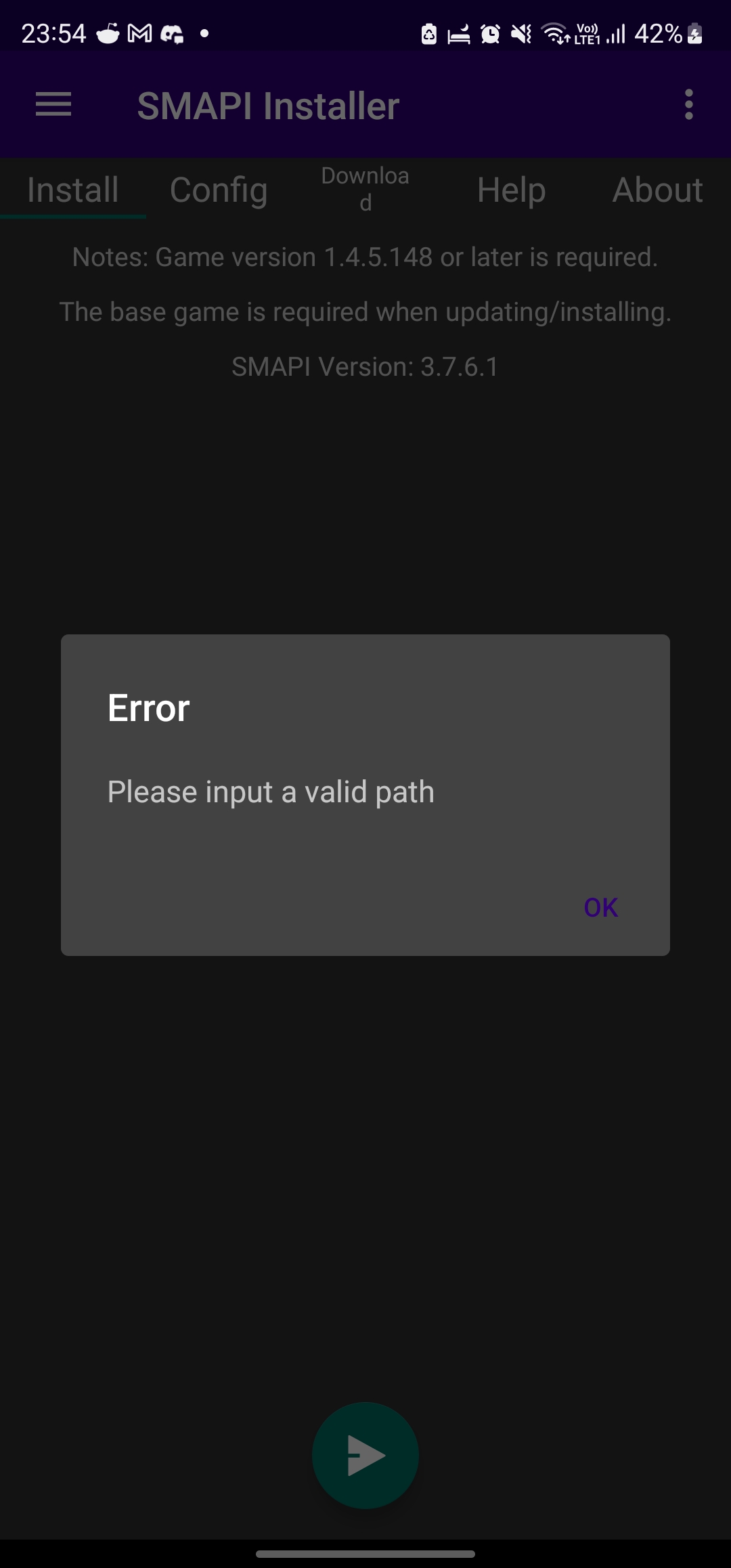 Error every time im trying to set the path. · Issue #314 · ZaneYork/SMAPI-Android-Installer · GitHub