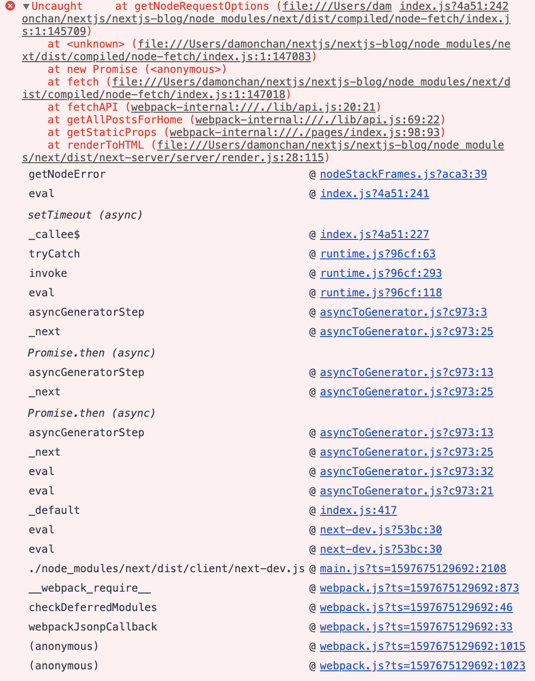Just Run The Wordpress Demo But Got This Error · Vercel Nextjs · Discussion 16258 · Github