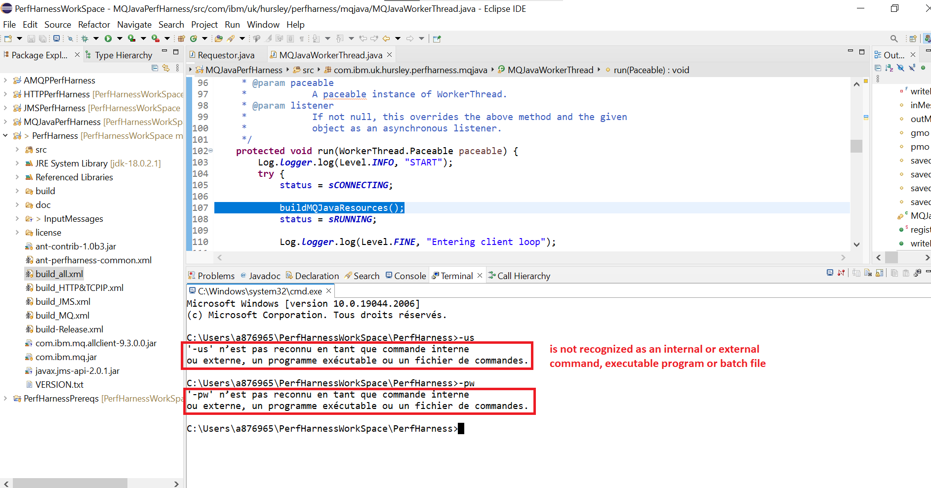 MQJE001 completion code '2' reason '2035' · Issue #24 · ot4i/perf-harness · GitHub