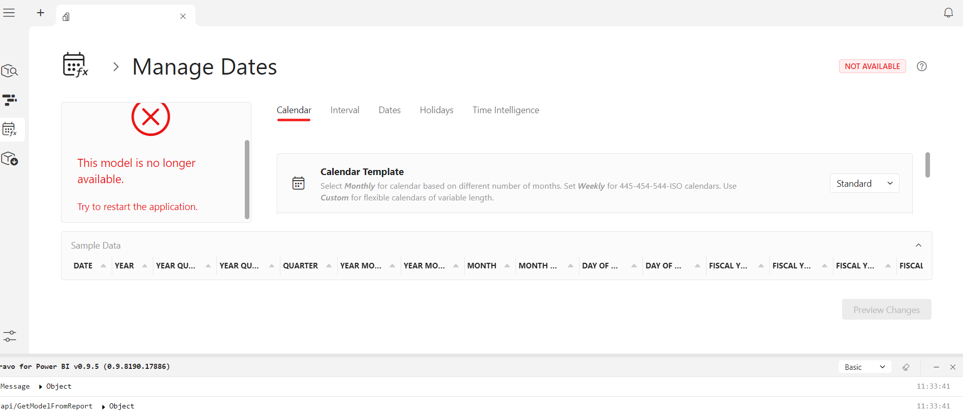 Error 200: Power BI Desktop process is opening or the Analysis Services instance is not yet ...