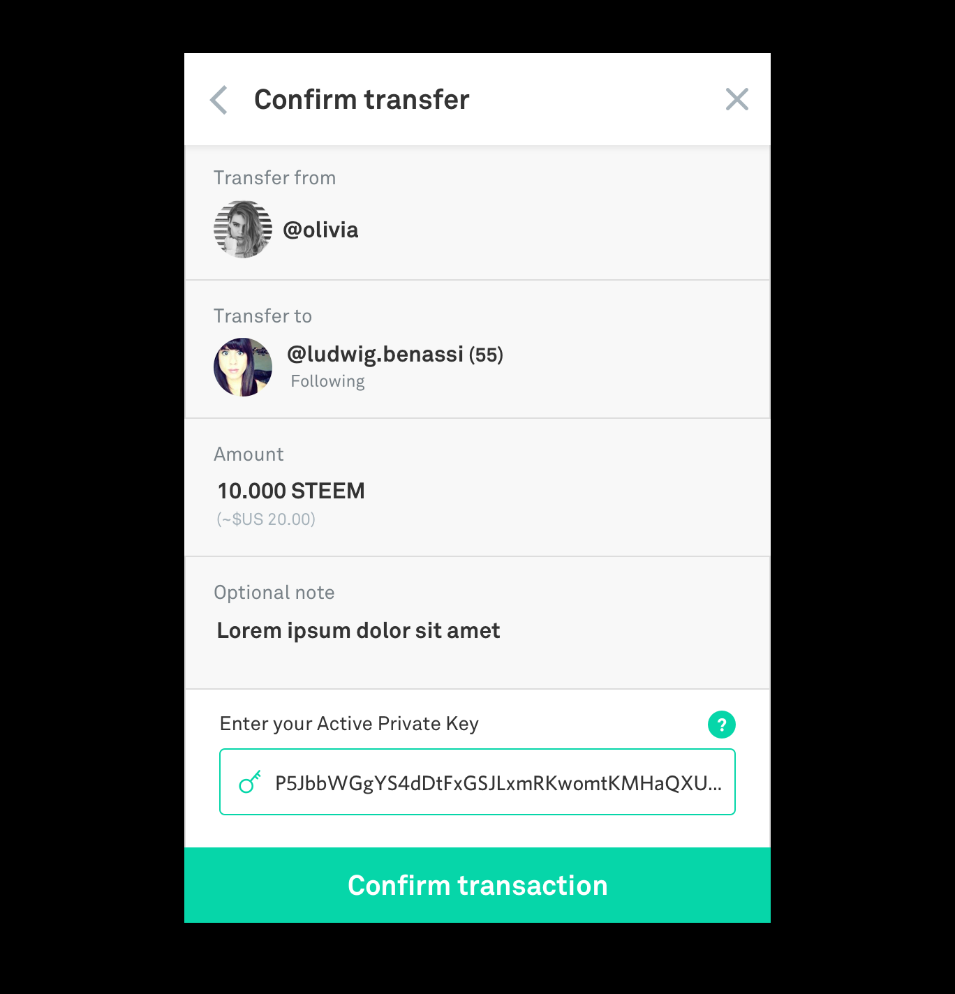 transaction confirmation modal · Issue #2599 · steemit/condenser · GitHub