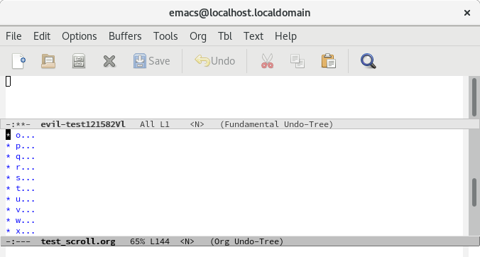 C-u and C-d scrolling too much · Issue #890 · emacs-evil/evil · GitHub