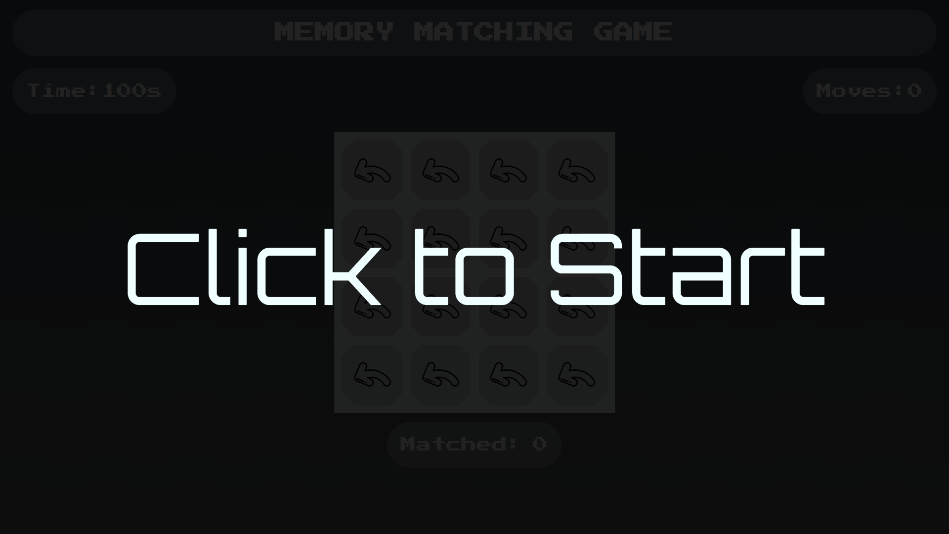 GitHub - TripleA160/Memory-Matching-Game: Memory Matching game made using HTML & CSS & JavaScript.