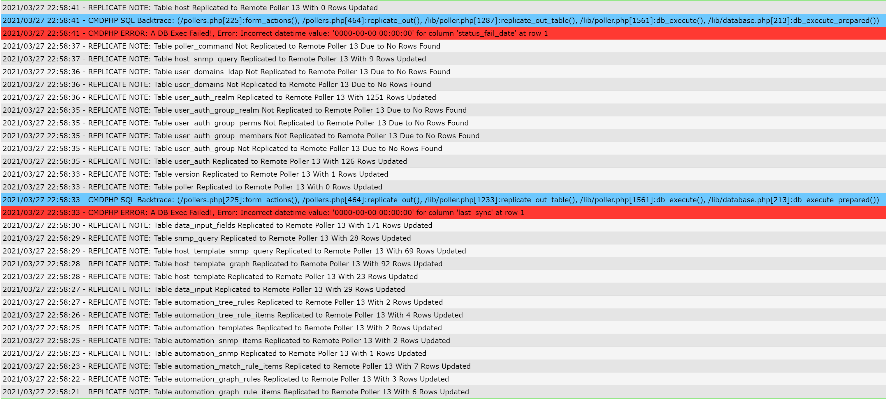 On full sync Master server erases poller table on remote poller · Issue ...