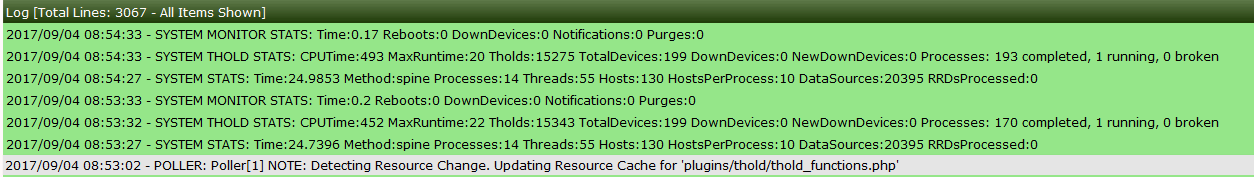 Thold disabled due to error: ERROR PHP PARSE in Plugin 'thold': syntax error, unexpected '*' in ...