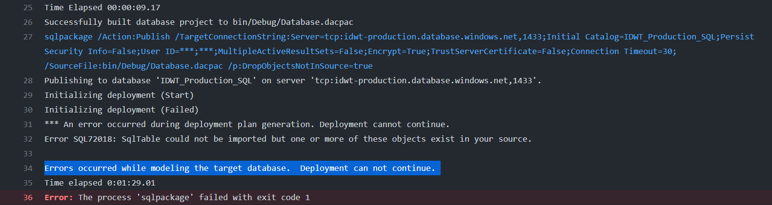 Testing Project Build Of Sql Deploy · Issue 17 · In Data We Trustazure Data Stack Azure Sql Db