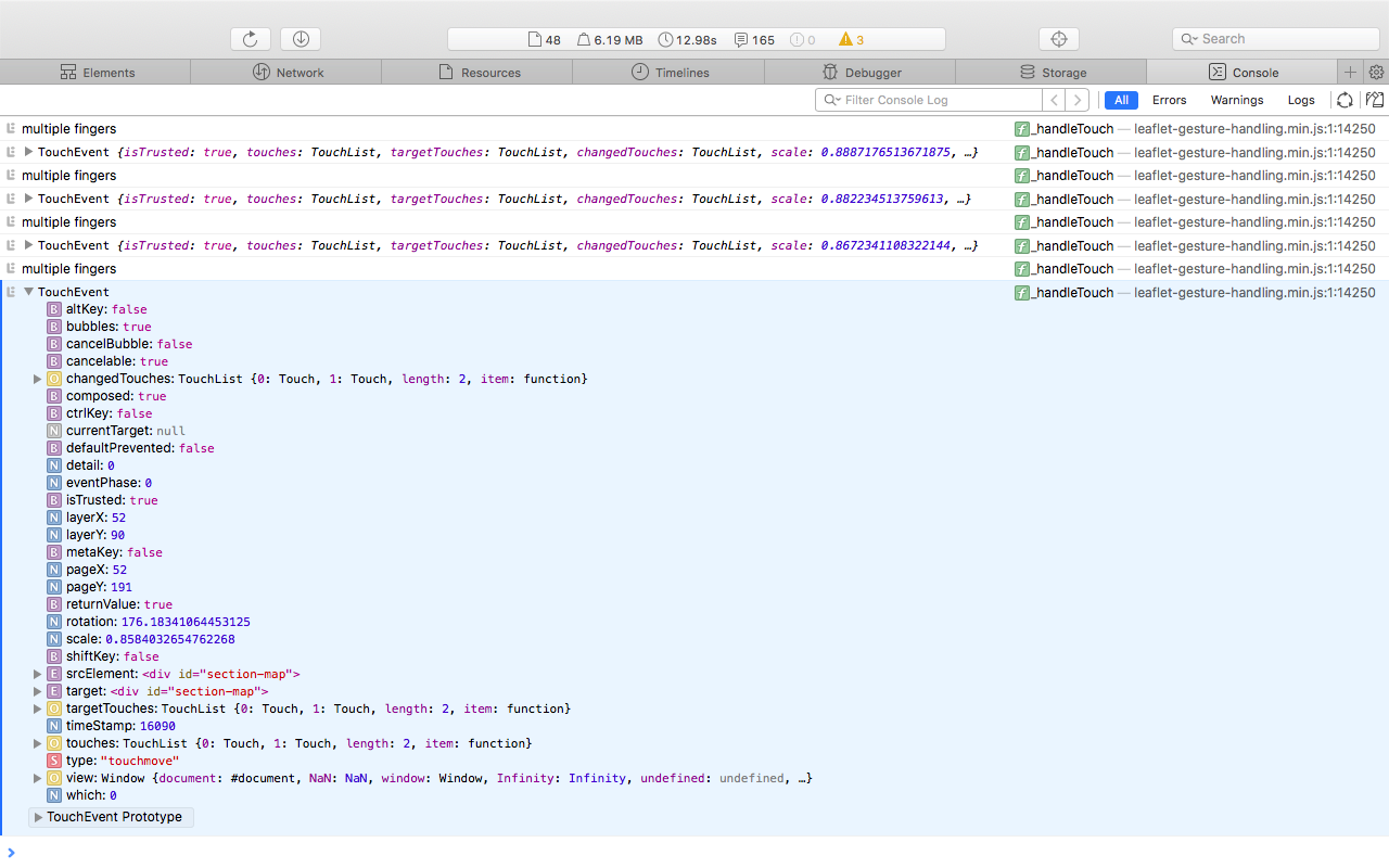 Leaflet dragend event not working on IOS · Issue #30 · elmarquis/Leaflet.GestureHandling · GitHub