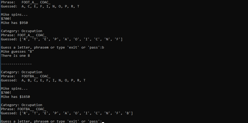 GitHub - mikem1990/wheel-of-python: a simple wheel of fortune like game built with python