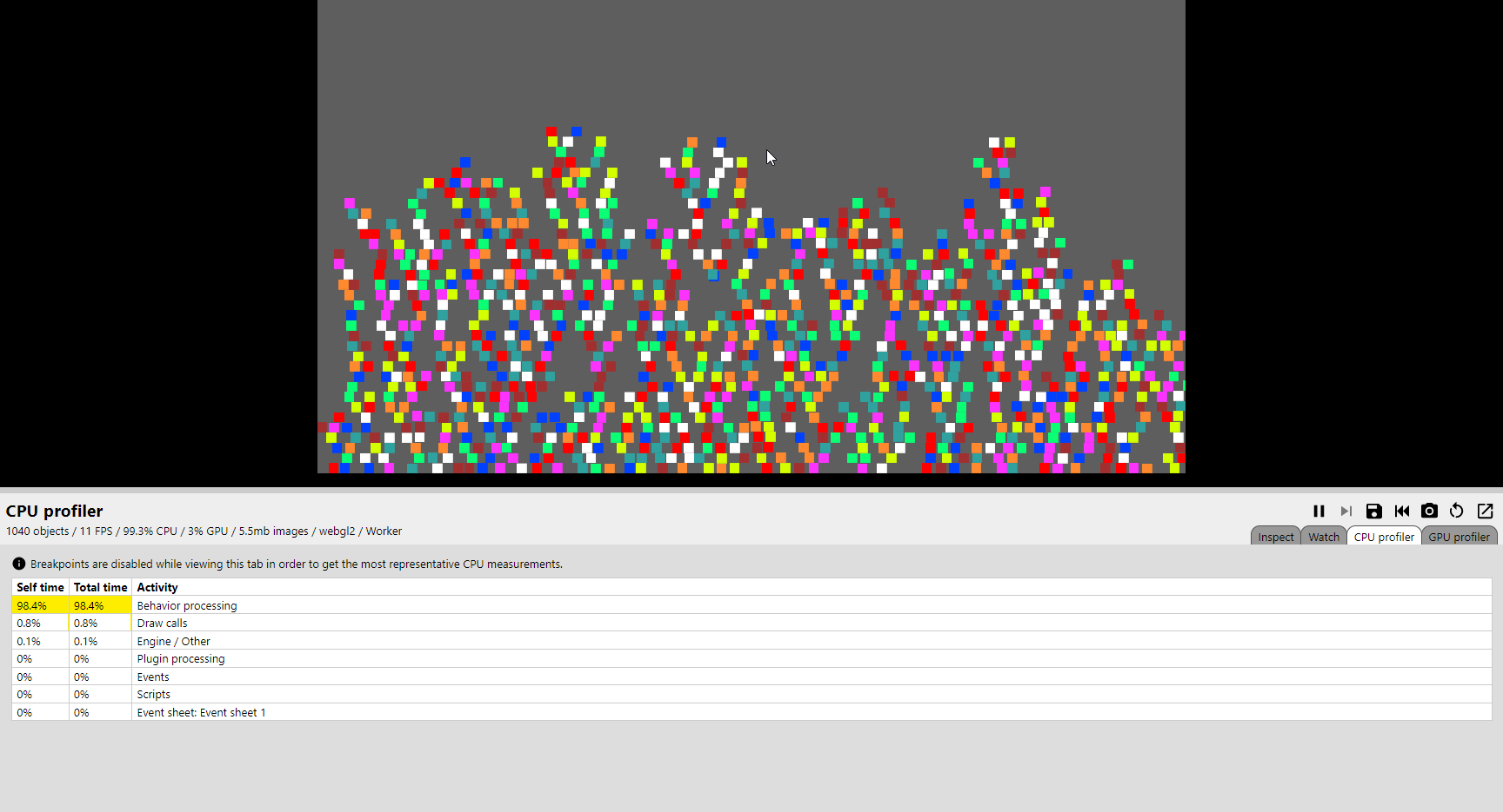 Platformer and Solid wreck performance when used on the same family ...