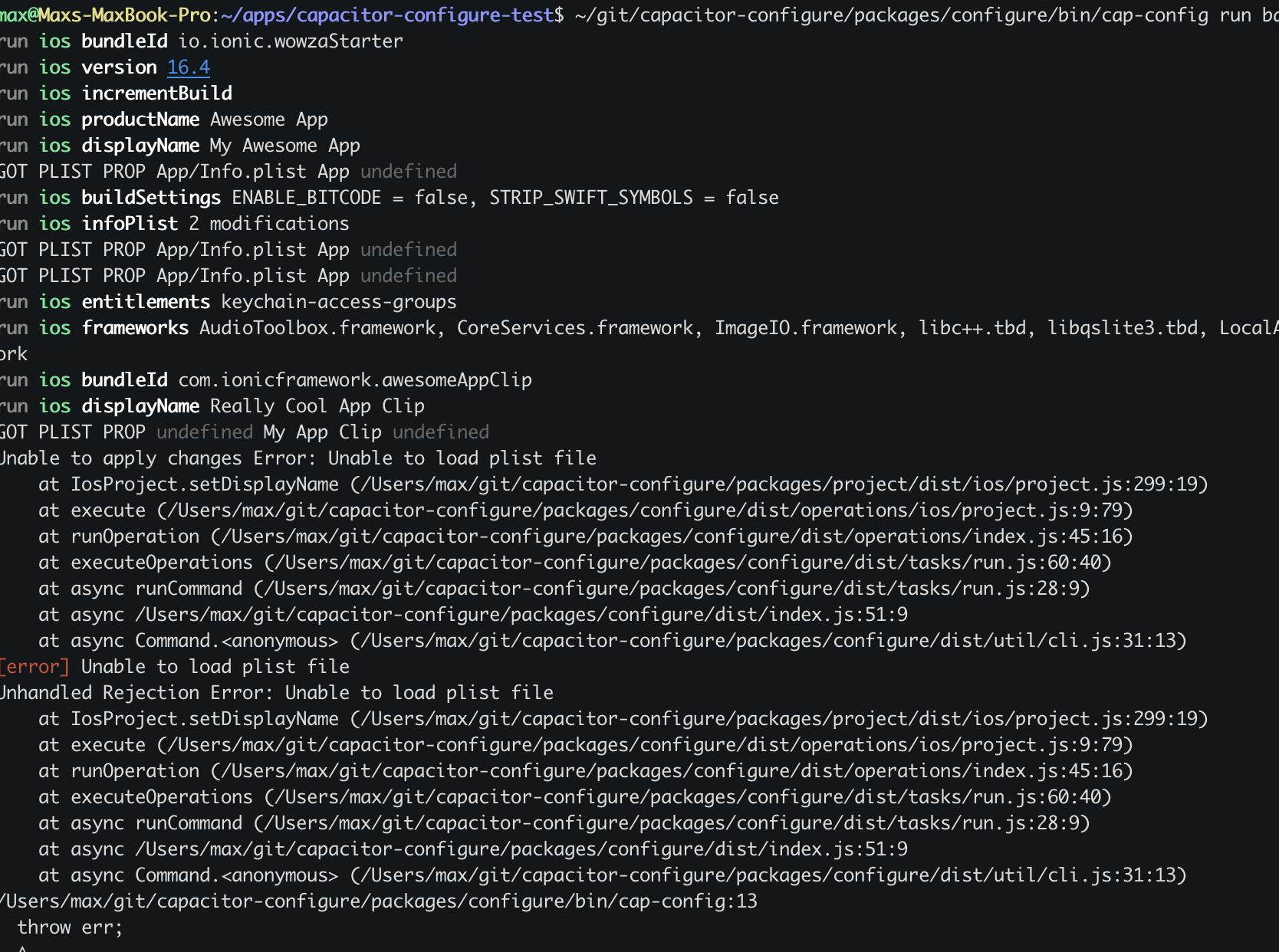 Better error handling for targets that aren't in the project · Issue #18 · ionic-team/trapeze ...