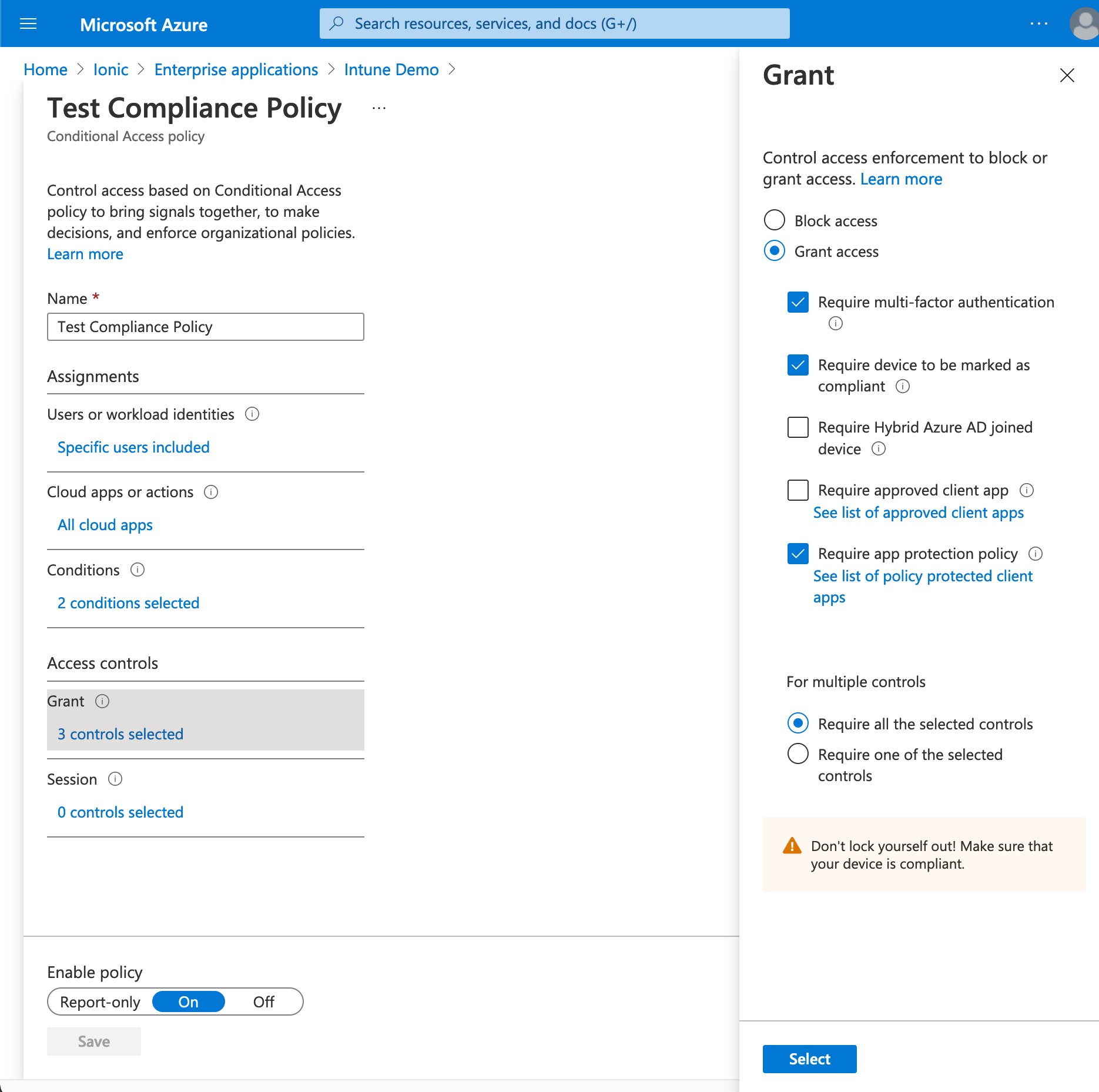 Unable to trigger Conditional Access flow · Issue #87 · microsoftconnect/ms-intune-app-sdk ...