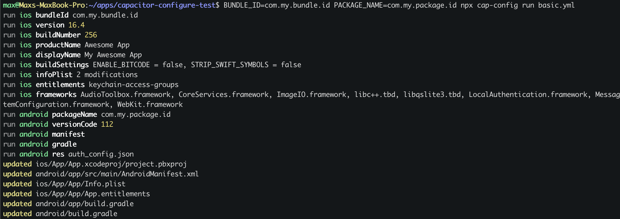 CLI Feature-Request: Set variables on command line · Issue #17 · ionic-team/trapeze · GitHub