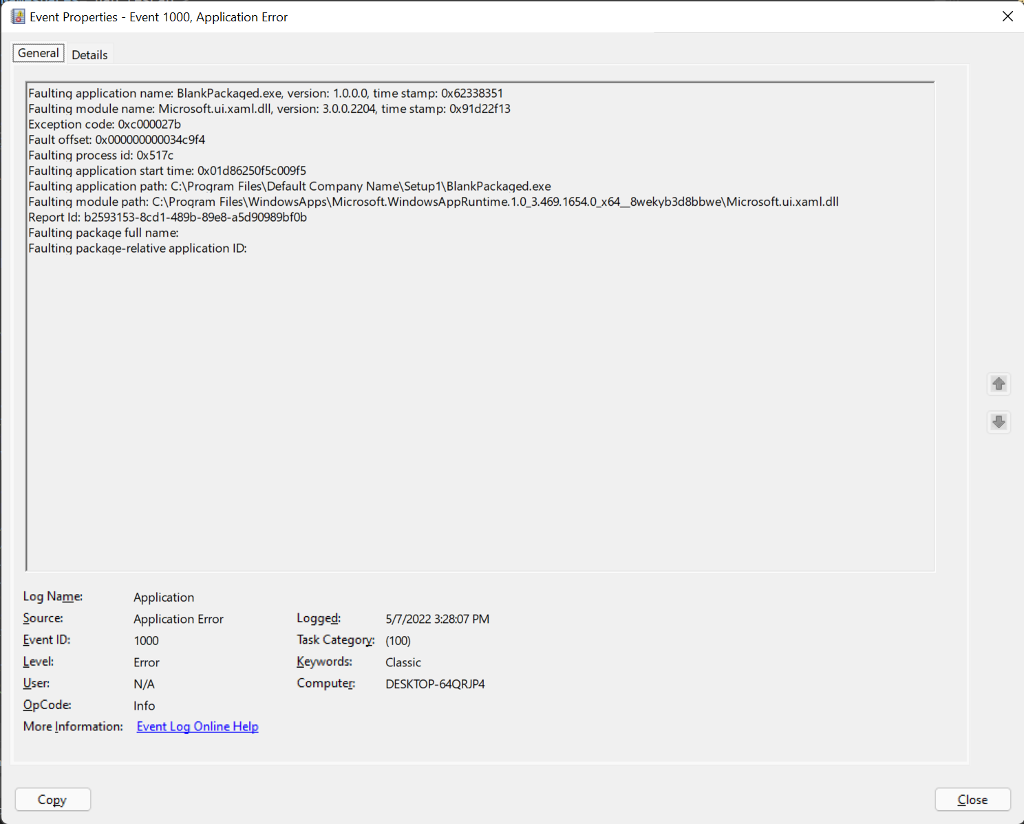 Can't run app from Store, but could from Visual Studio · Issue #6860 · microsoft/microsoft-ui ...