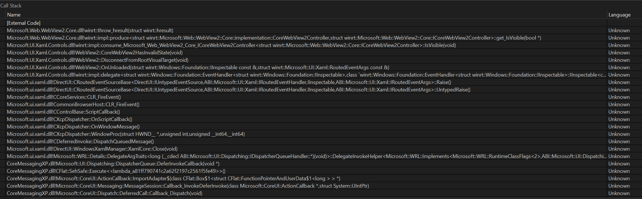 WebView2 in a Window crashes the app when the Window is closed. · Issue #6872 · microsoft ...