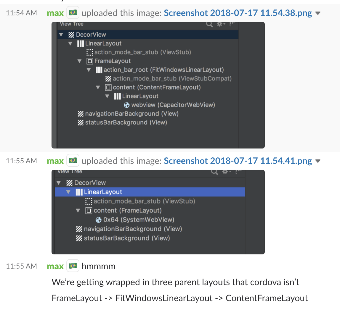 Percentage based heights don't function correctly in the Android WebView causing visual HTML ...