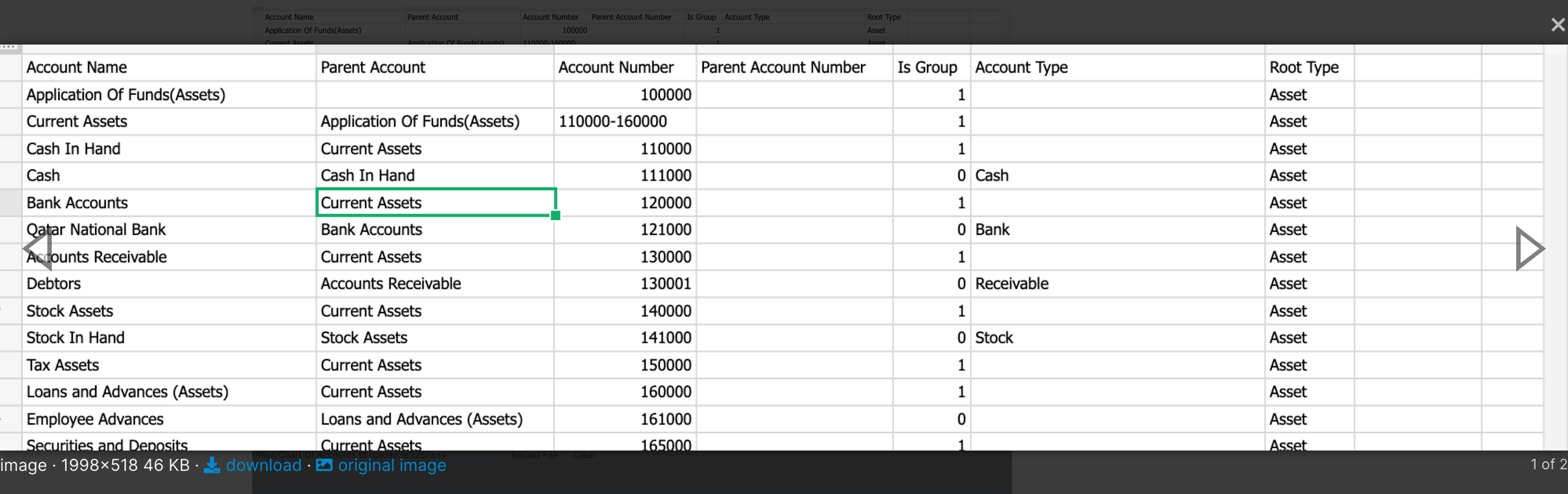 Unable to import chart of Accounts with Account Numbers · Issue #32815 · frappe/erpnext · GitHub