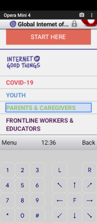 Navigating the site on a feature phone · Issue #467 · unicef/iogt · GitHub