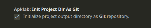 Option to not initialise GIT repo · Issue #171 · APKLab/APKLab · GitHub