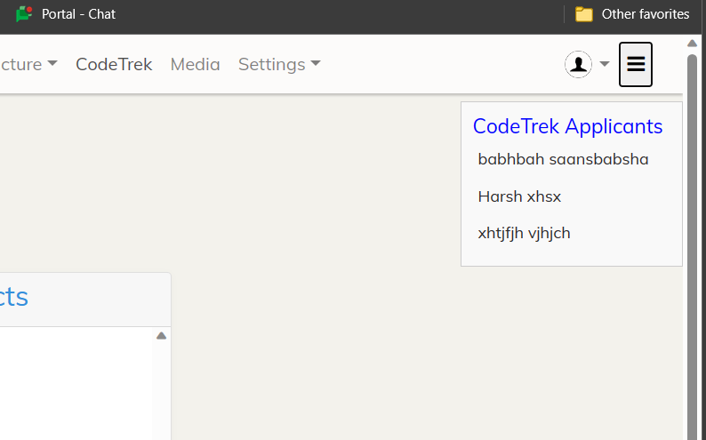 Create a Sidebar in the homepage of the portal · Issue #3062 · ColoredCow/portal · GitHub