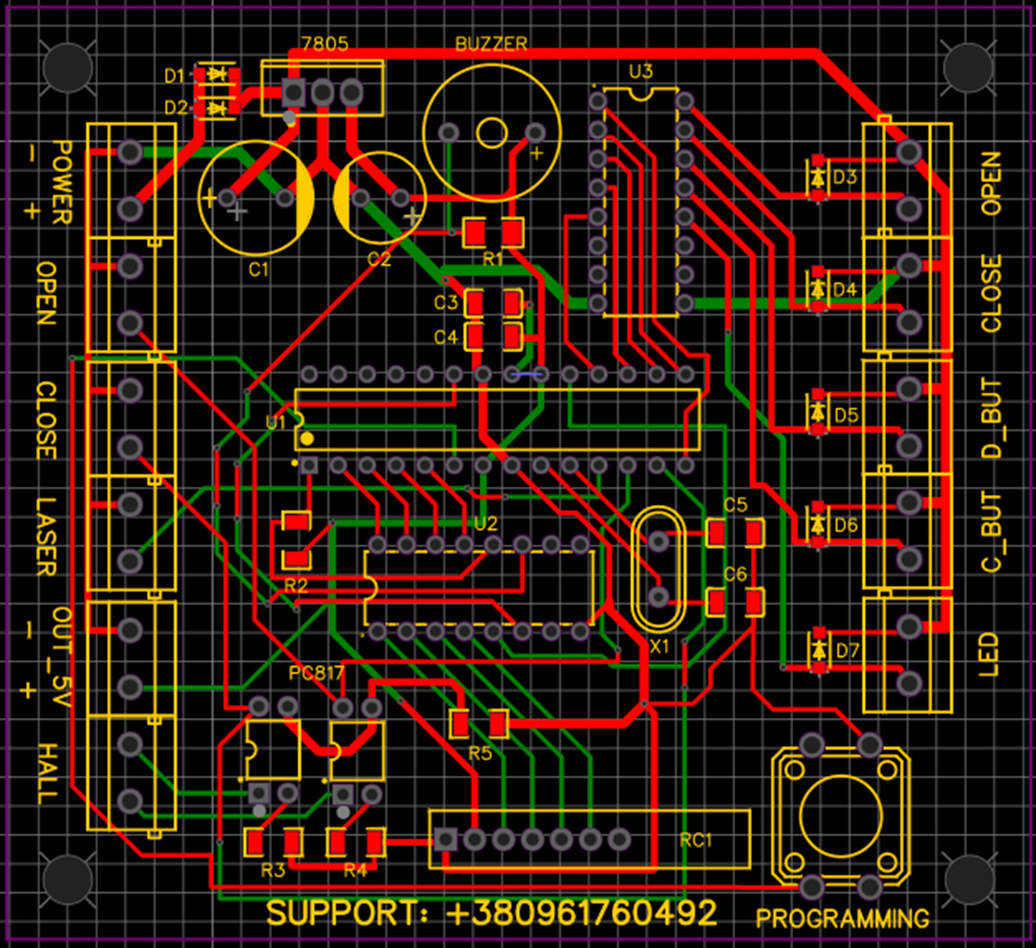 GitHub - TADE23/Gate-controller-based-on-ATmega8: Це проект контролера для відкатних або ...