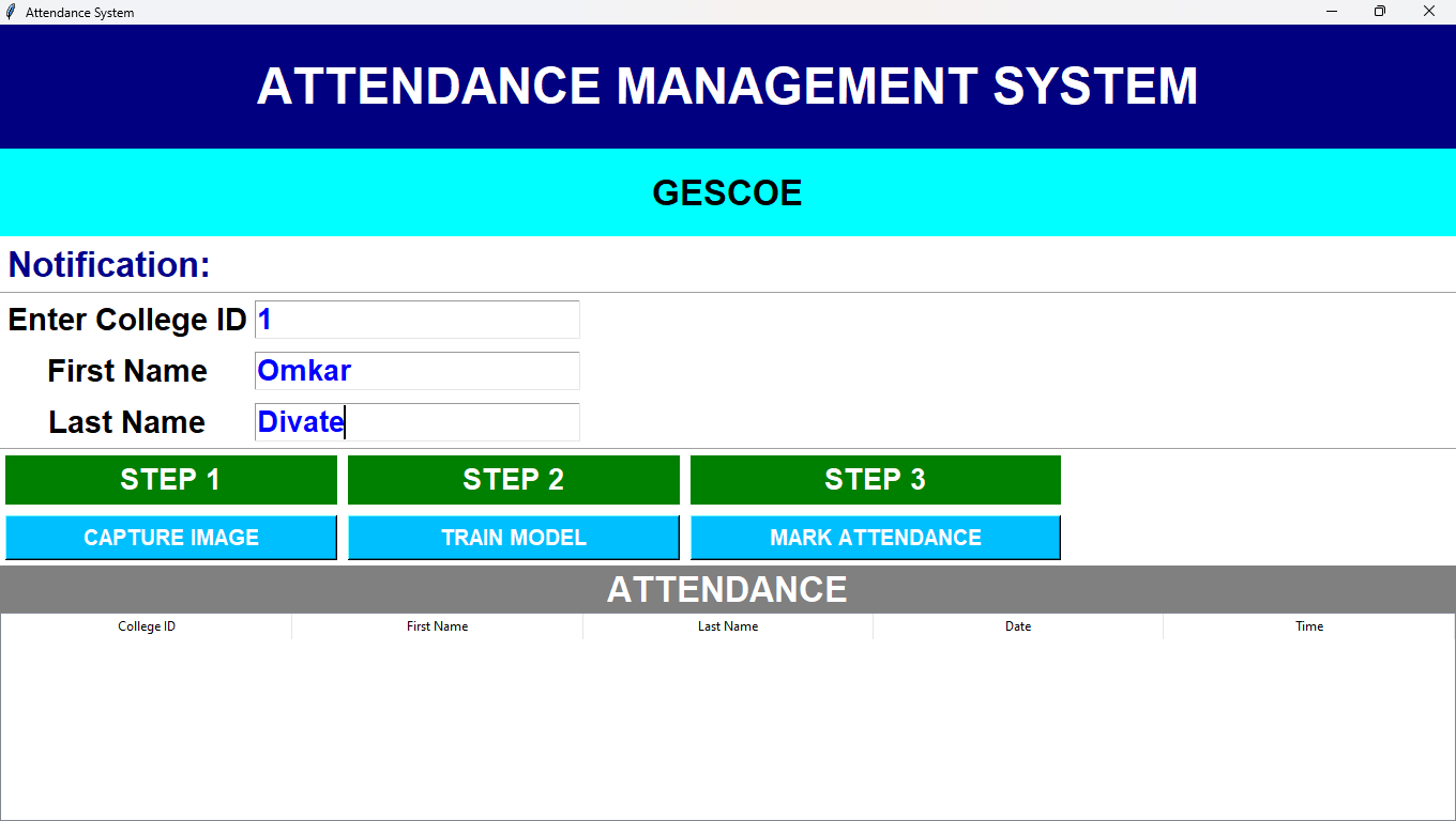 GitHub - Omkardivate/Attendance_Marking_System-using-Face-Recognition