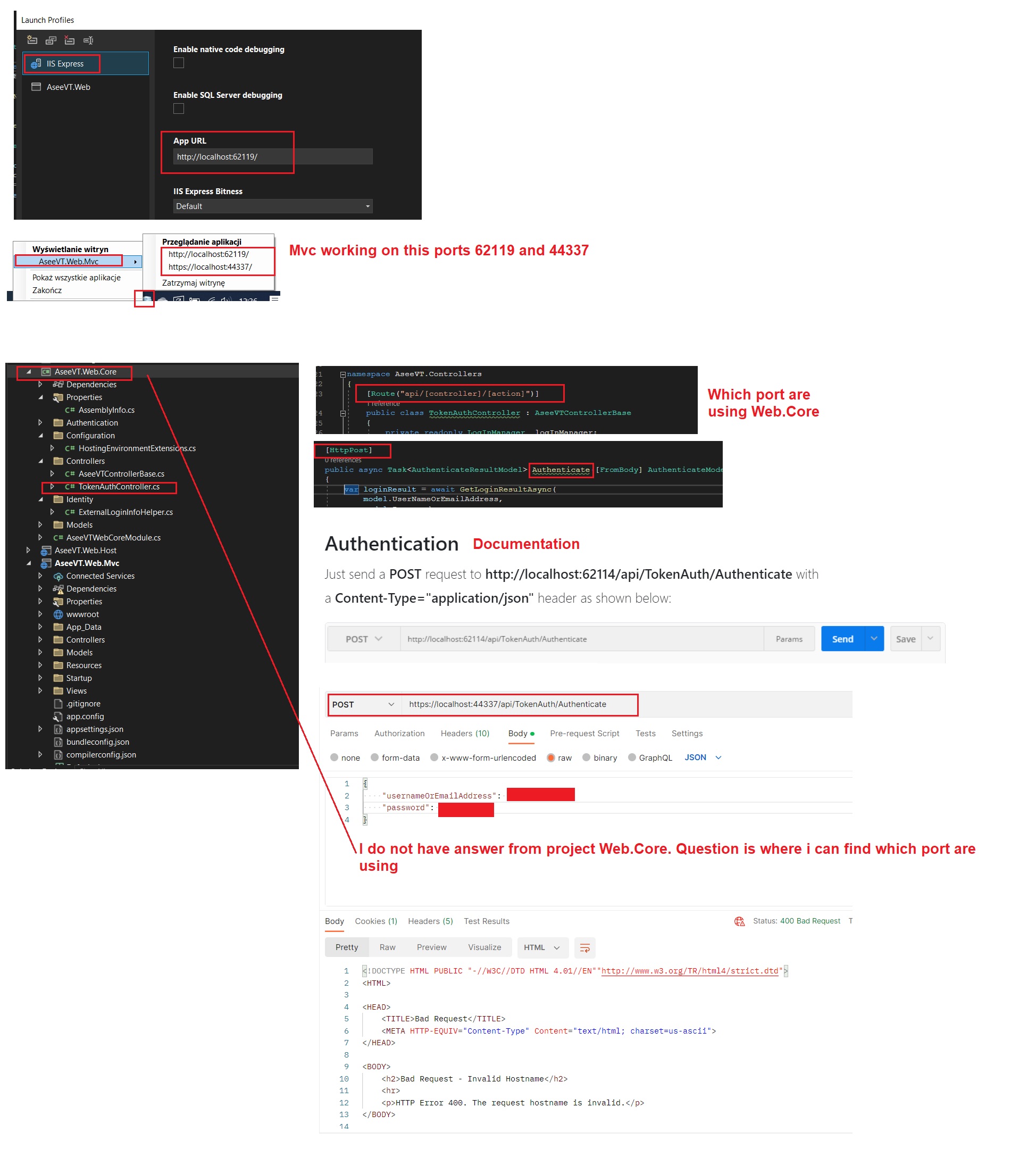 Question another application needs to execute a method from the abp net boilerplate application ...