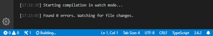 Building Message Not Removed Compiling In Watch Mode Using Workspace Tsc · Issue 80066
