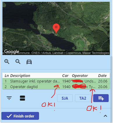 DataTable behave different on web (Chrome android) vs native (android ...