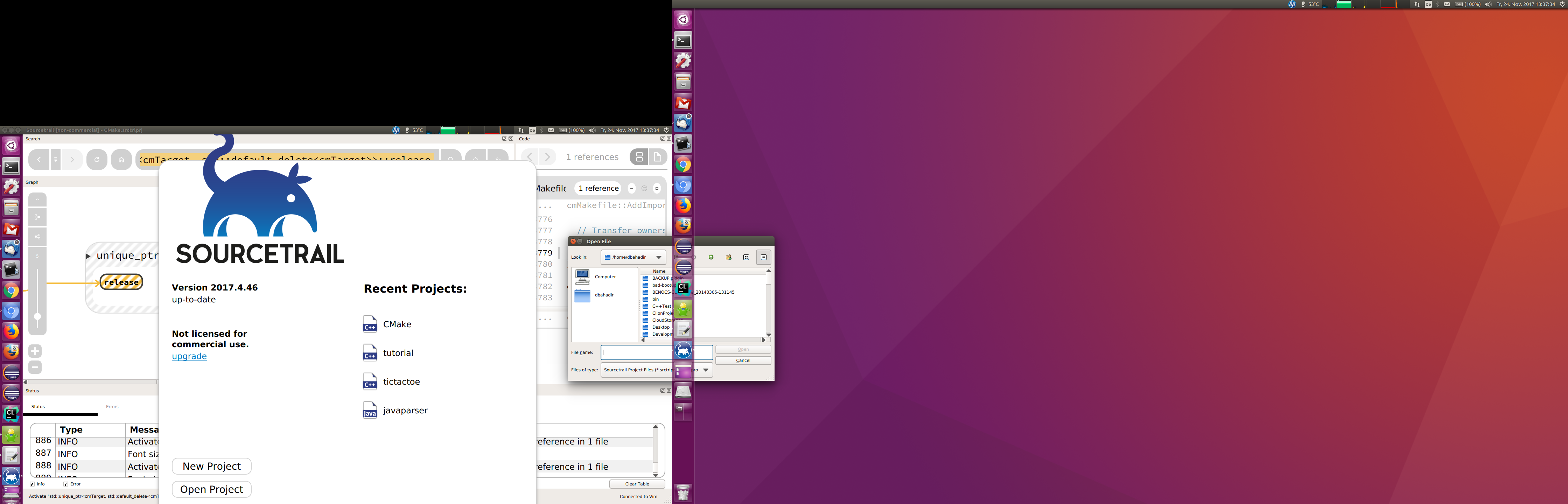 Font rendering issues (Fontconfig error when starting Sourcetrail) · Issue #518 · CoatiSoftware ...