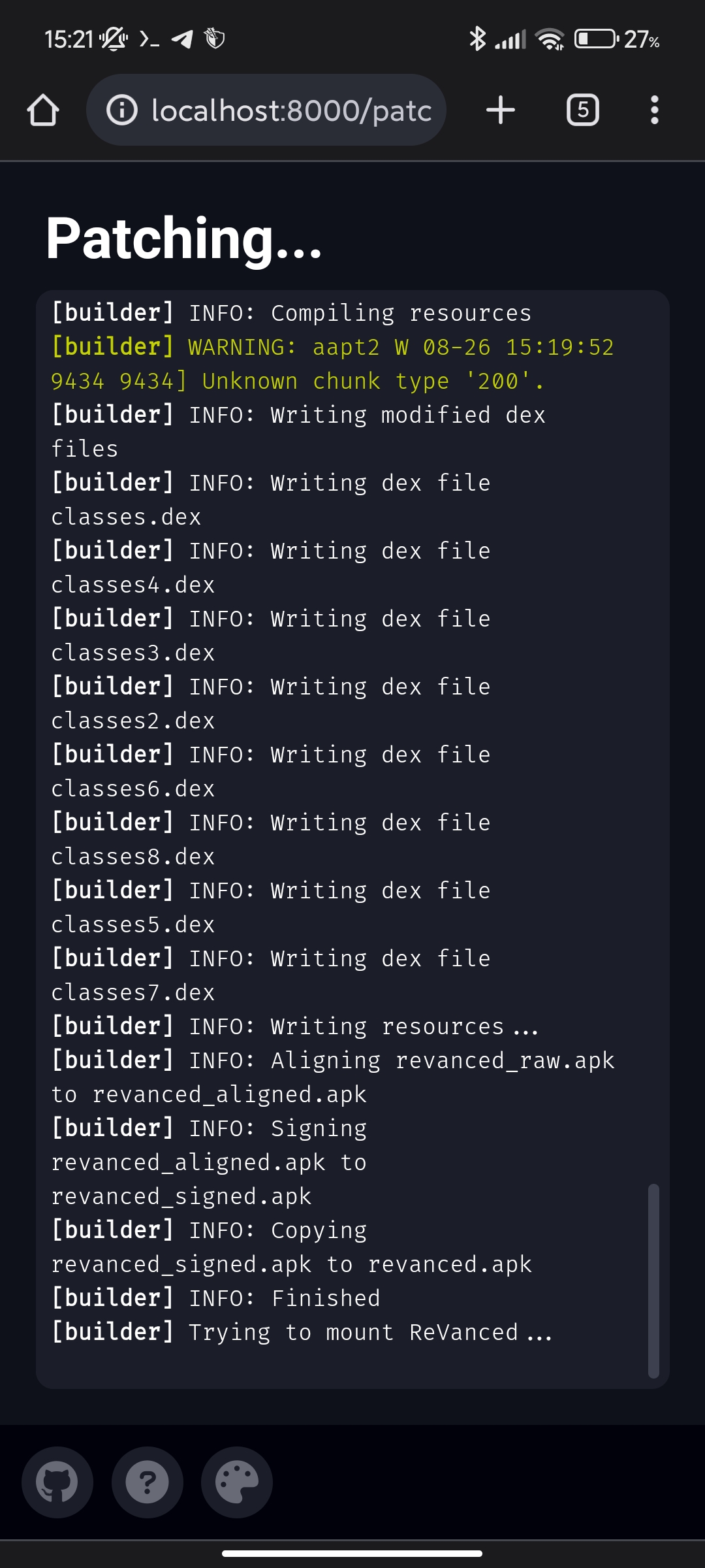 Trying to mount ReVanced... with root method doesn't work · Issue #323 · reisxd/revanced-builder ...