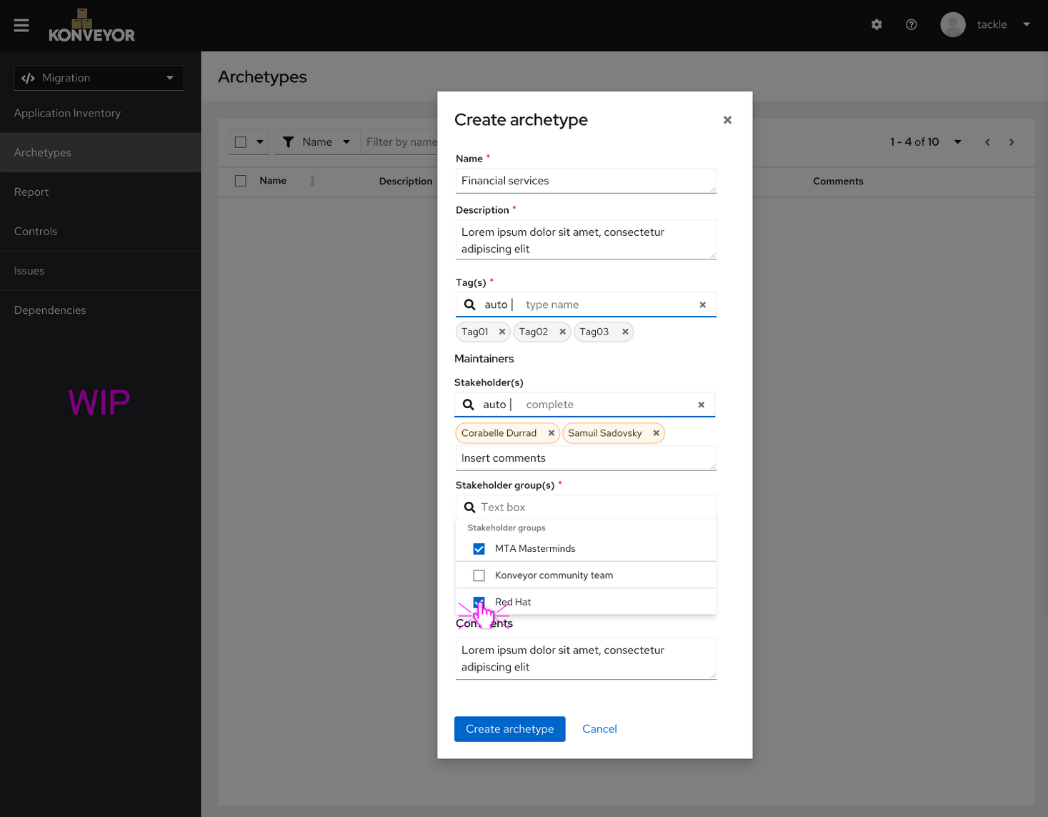 Archetypes form · Issue #1265 · konveyor/tackle2-ui · GitHub