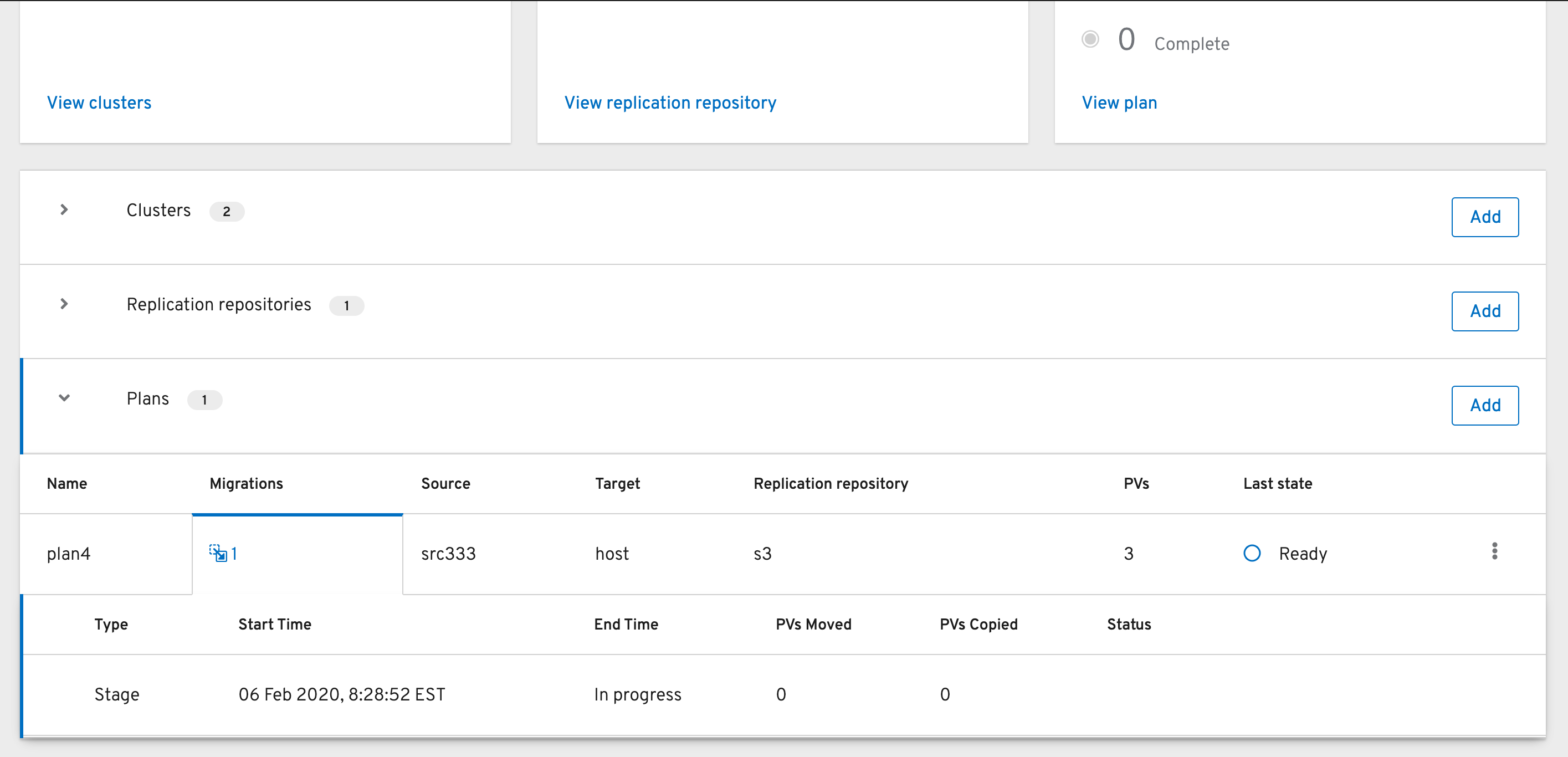 Unhandled error when attempting a stage · Issue #661 · migtools/mig-ui · GitHub