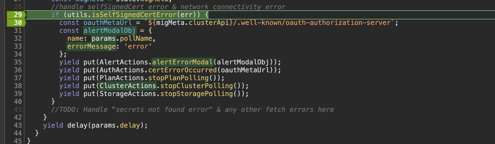 Connection error handling missing an unauthorized case · Issue #782 · migtools/mig-ui · GitHub