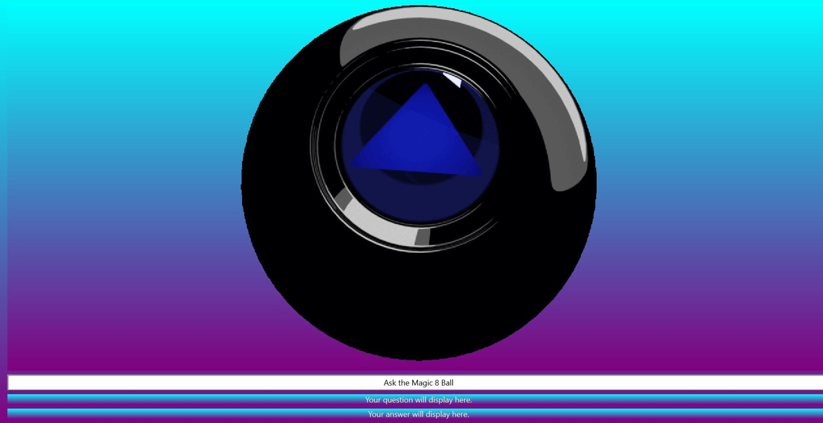 GitHub - Sand583/Magic8Ball: Magic 8 ball team project for 3720