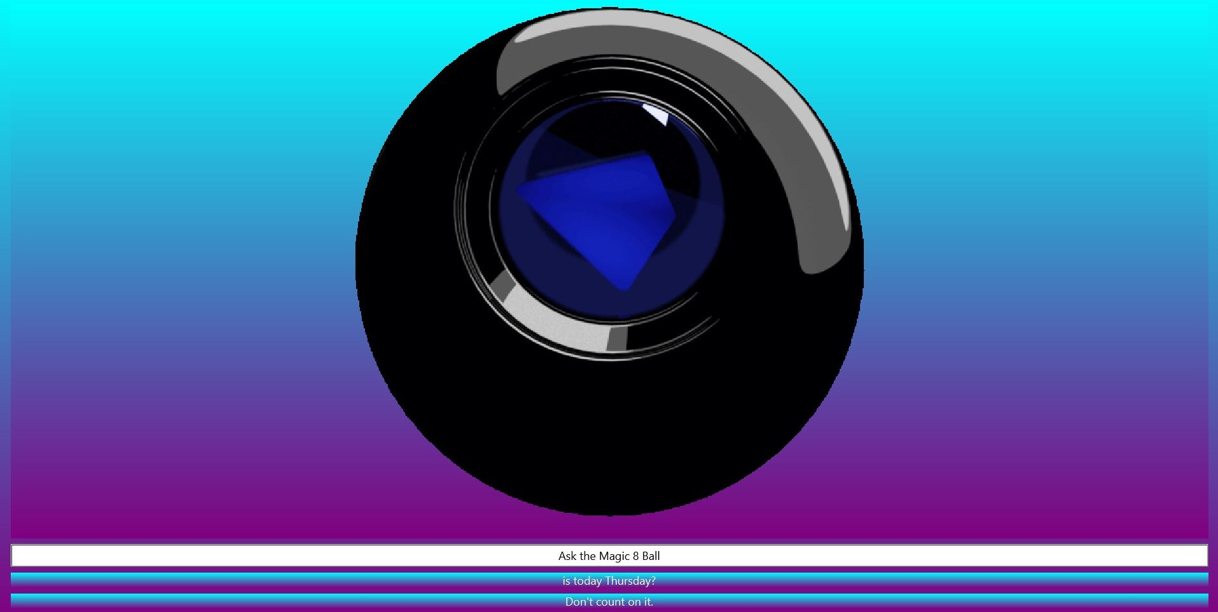 GitHub - Sand583/Magic8Ball: Magic 8 ball team project for 3720