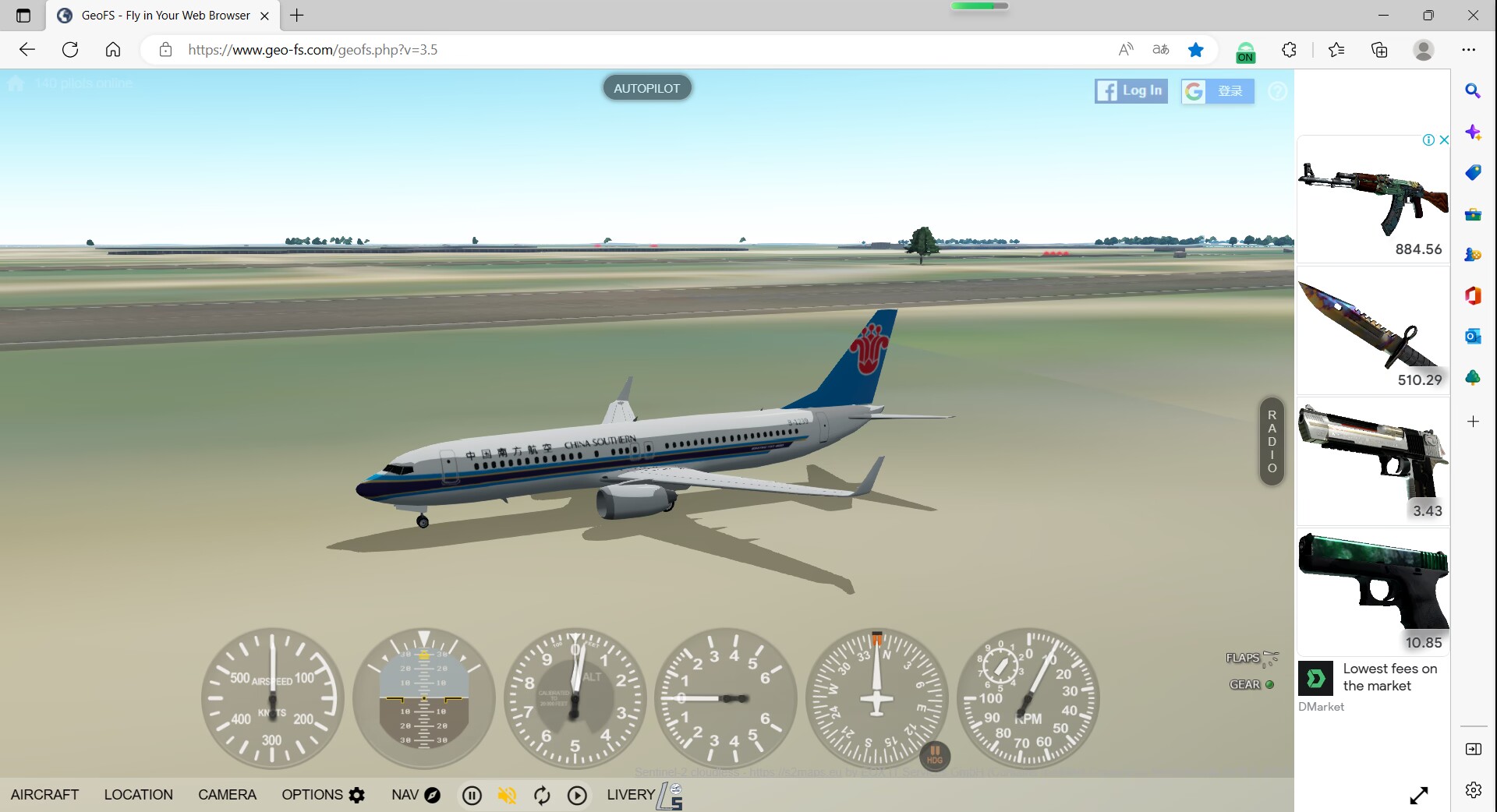 China Southern B738 livery issue · Issue #271 · kolos26/GEOFS-LiverySelector · GitHub