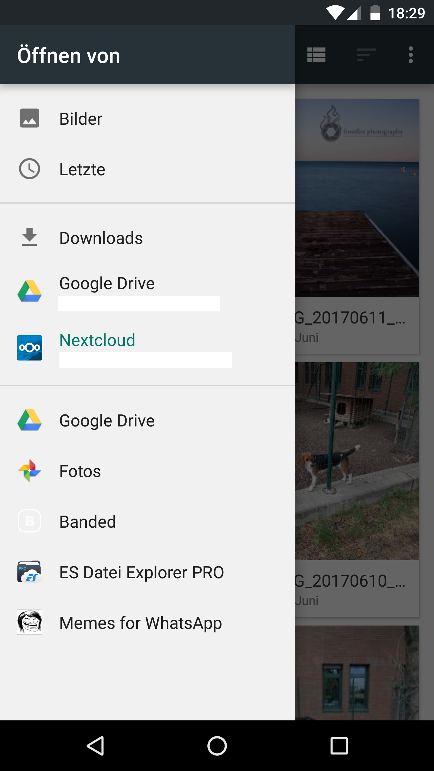 Nextcloud as source for Instagram does not work · Issue #1136 · nextcloud/android · GitHub