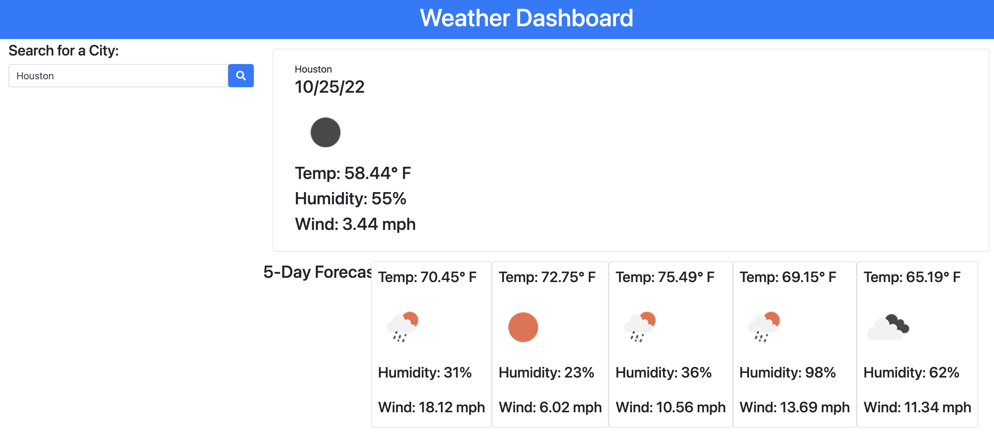 GitHub - cartermatschek/weather-dashboard