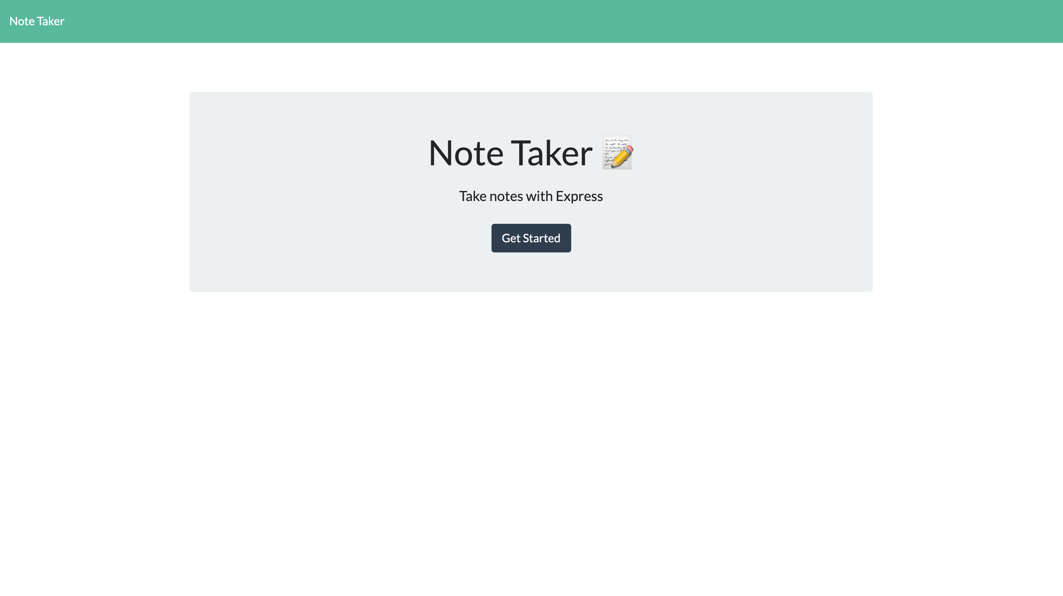 Github Cartermatscheknote Taker App Note Taker App That Uses Expressjs 