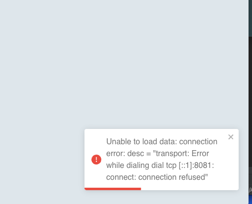 Toast error message looks strange on application details page · Issue ...