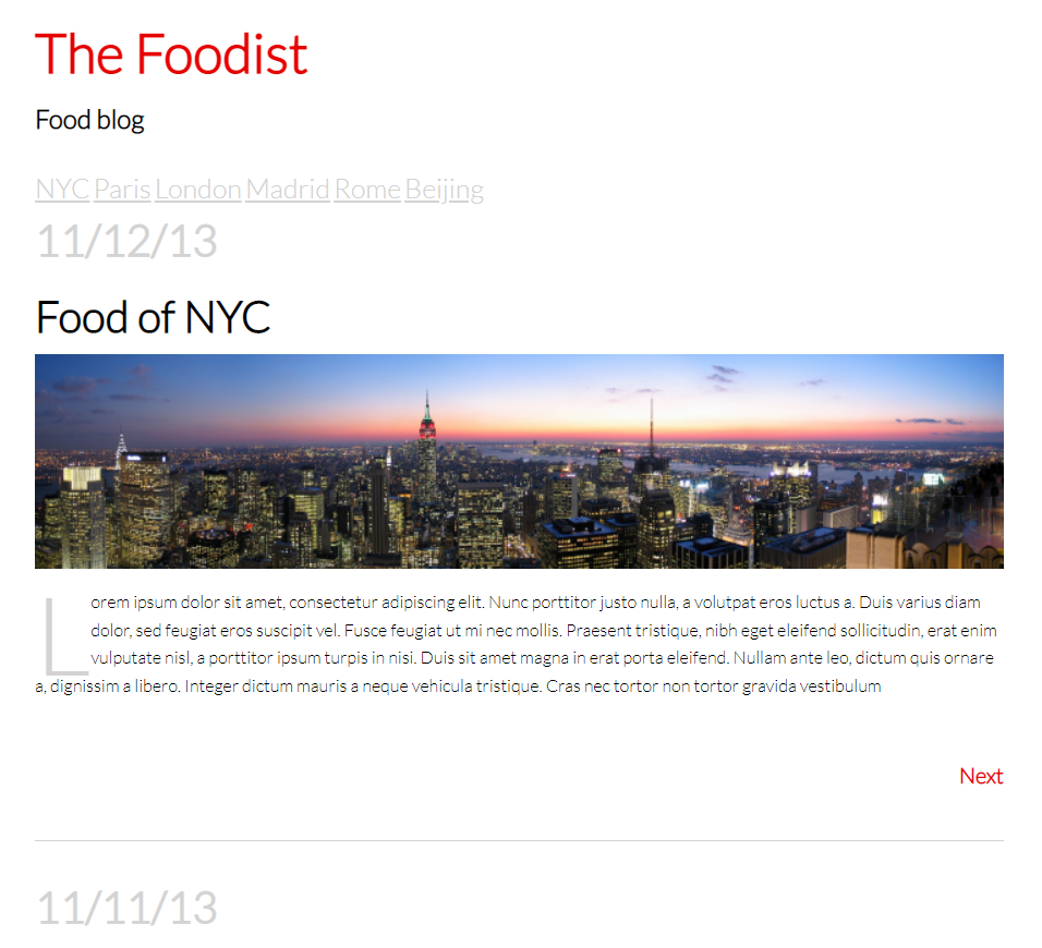 GitHub - Peter-AV-Huynh/Foodist: Create a sample blog website.