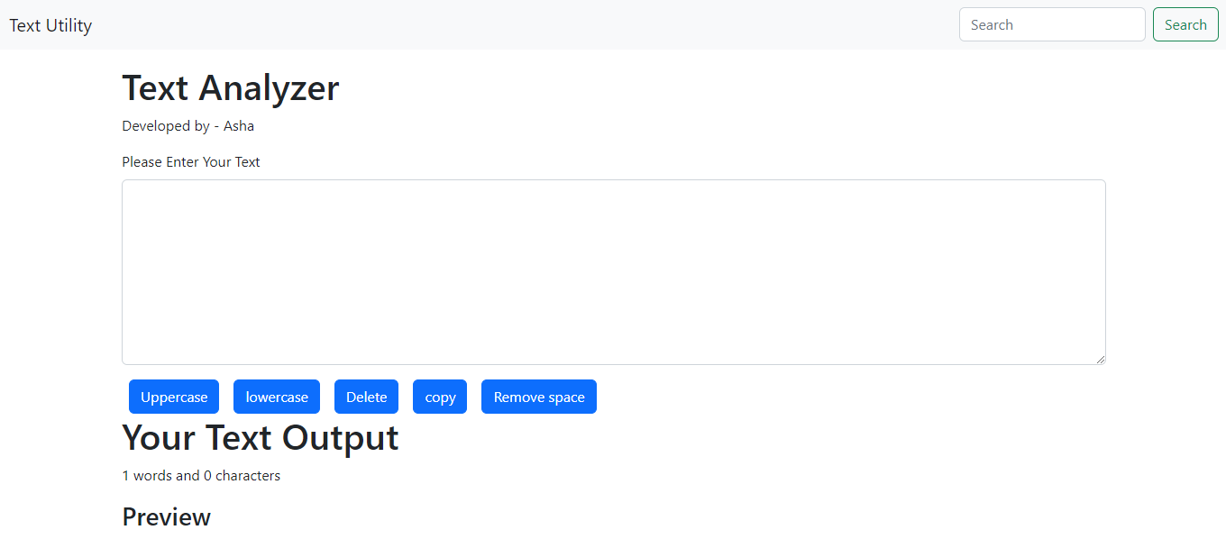 Github Singhasha1 Text Utility First