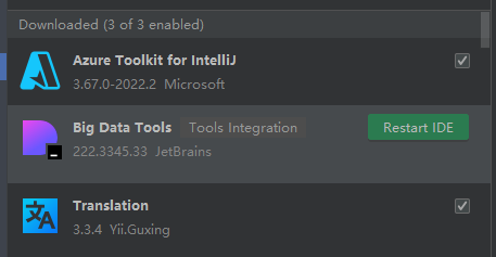IDEA同时安装 Azure toolkit, Big Data Tools, Translation这3个插件时, 启动IDEA在加载界面卡死 · Issue #1903 ...