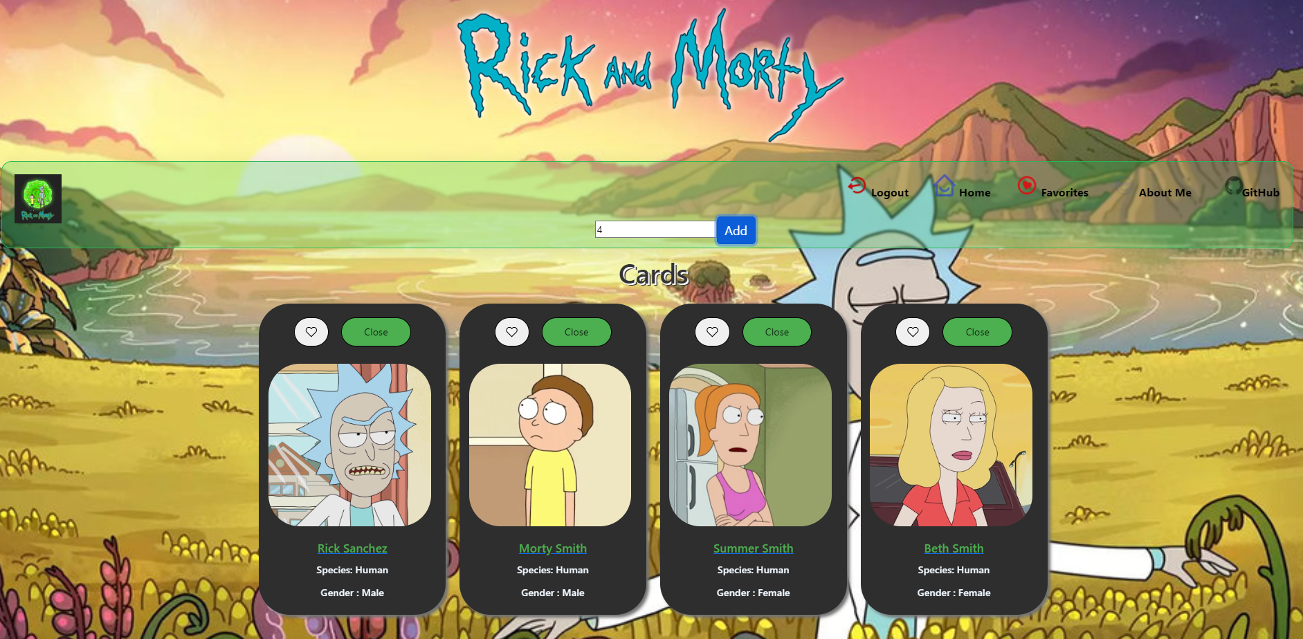 GitHub - ysacc/rickandmorty: Rick and Morty Wiki