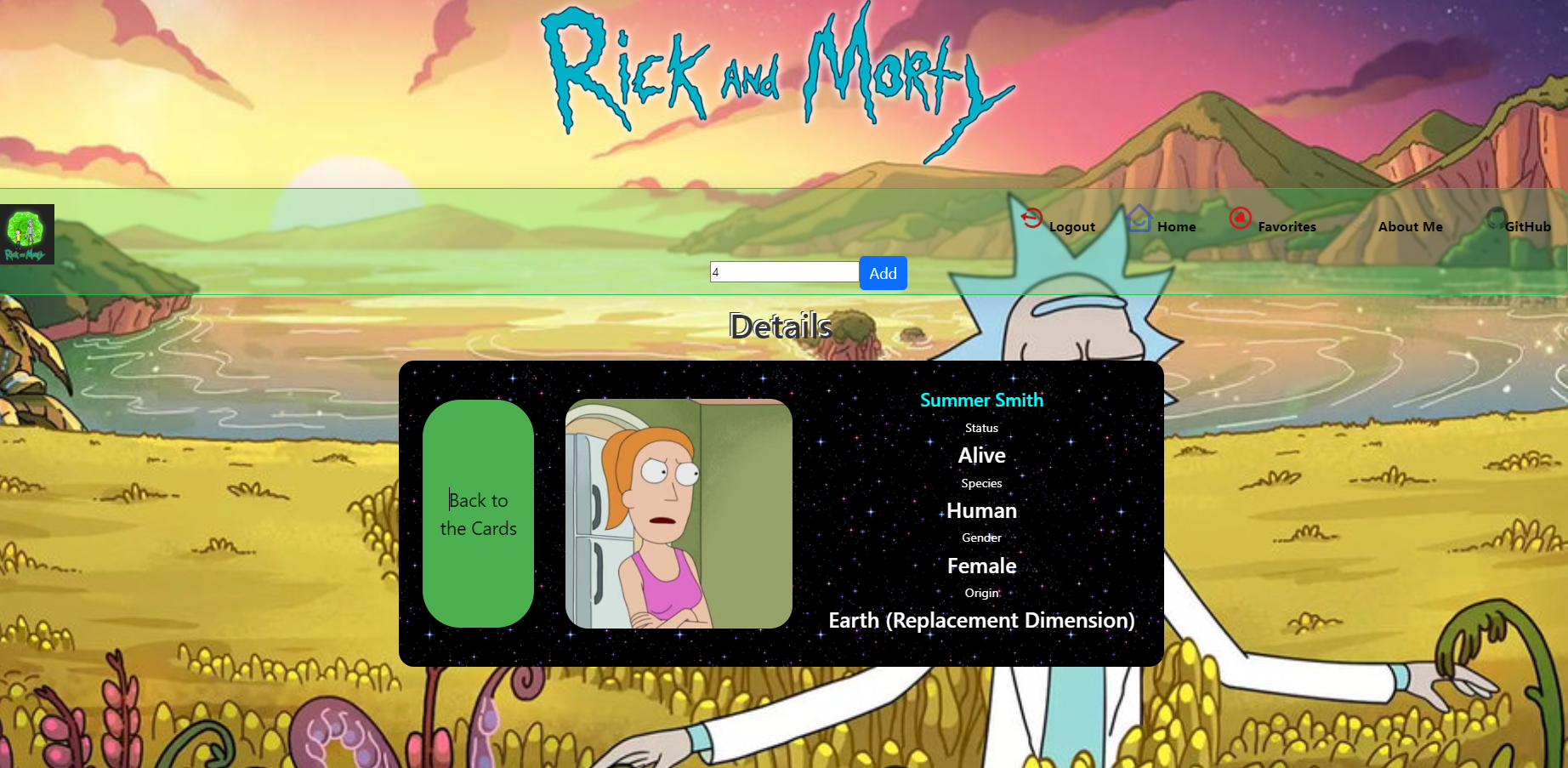 GitHub - ysacc/rickandmorty: Rick and Morty Wiki