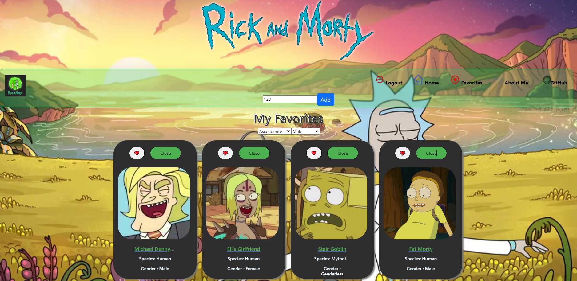 GitHub - ysacc/rickandmorty: Rick and Morty Wiki