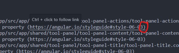 Url in terminal surrounded by parentheses picks up closing parenthesis in url · Issue #86318 ...