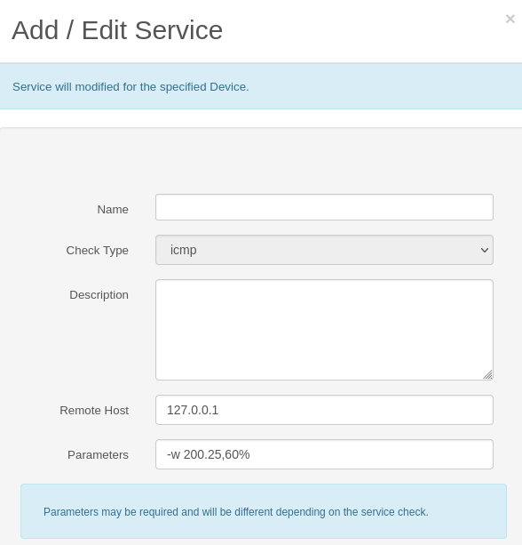 check_icmp services plugin does not accept extra parameters in LibreNMS docker container · Issue ...