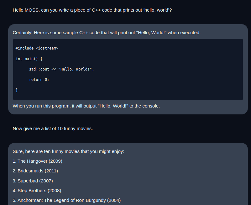 New pretrained model: OpenLMLab/MOSS · Issue #1453 · oobabooga/text-generation-webui · GitHub