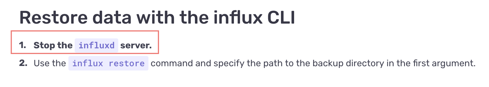 Unable to restore a backup in Influx 2.0 · Issue #20749 · influxdata/influxdb · GitHub